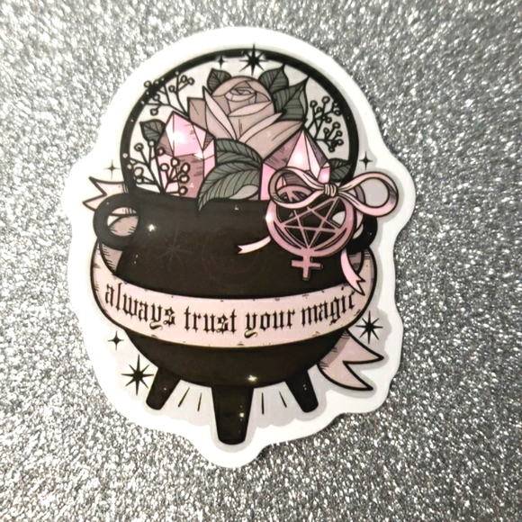 art class | Design | 10 Magic Witch Waterpoof Sticker Cauldron Trust ...